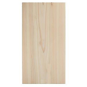 Hinoki Cypress Thick Cutting Board for Gift, Customized Laser Engraving and Wood Burning | Artisan Handmade One Solid Piece | Made in Korea (17.3"X9.5", Large)
