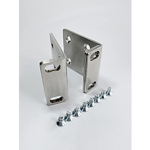UniFi Rack Ears Mount Kit Replacement for UniFi Switches and UDM-Pro (Stainless Steel)