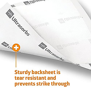 Medline Extrasorbs Premium Underpads, Disposable Bed Pads for Adult Incontinence, 30x36" (25 Count)