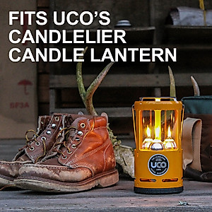 Industrial Revolution UCO 9-Hour Citronella Candles, 3-Pack for Candle Lanterns