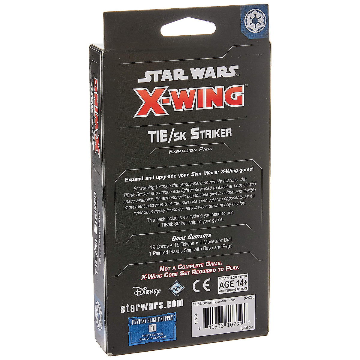 Star Wars X-Wing 2nd Edition Miniatures Game TIE/sk Striker EXPANSION PACK | Strategy Game for Adults and Teens | Ages 14+ | 2 Players | Average Playtime 45 Minutes | Made by Atomic Mass Games