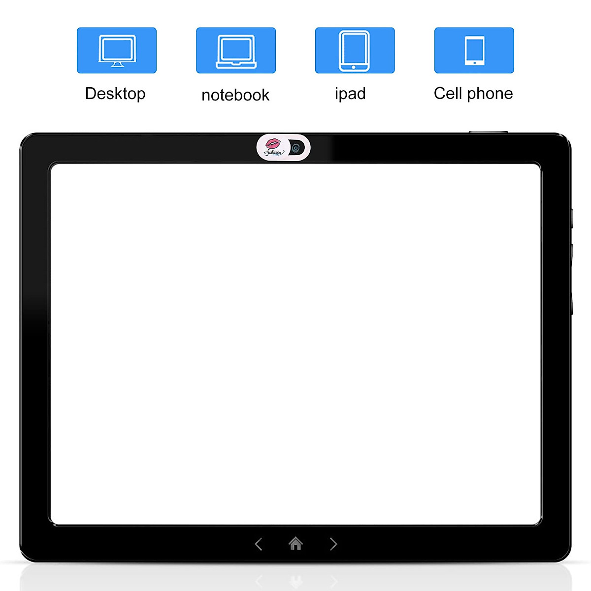 SOLUSTRE 2PCS Camera Privacy Cover SSD Laptop Webcam Blocker latop Computer Tablet Lap desks Web Camera Cover Slider White Environmental Protection Material Plastic Protection Cap Flat