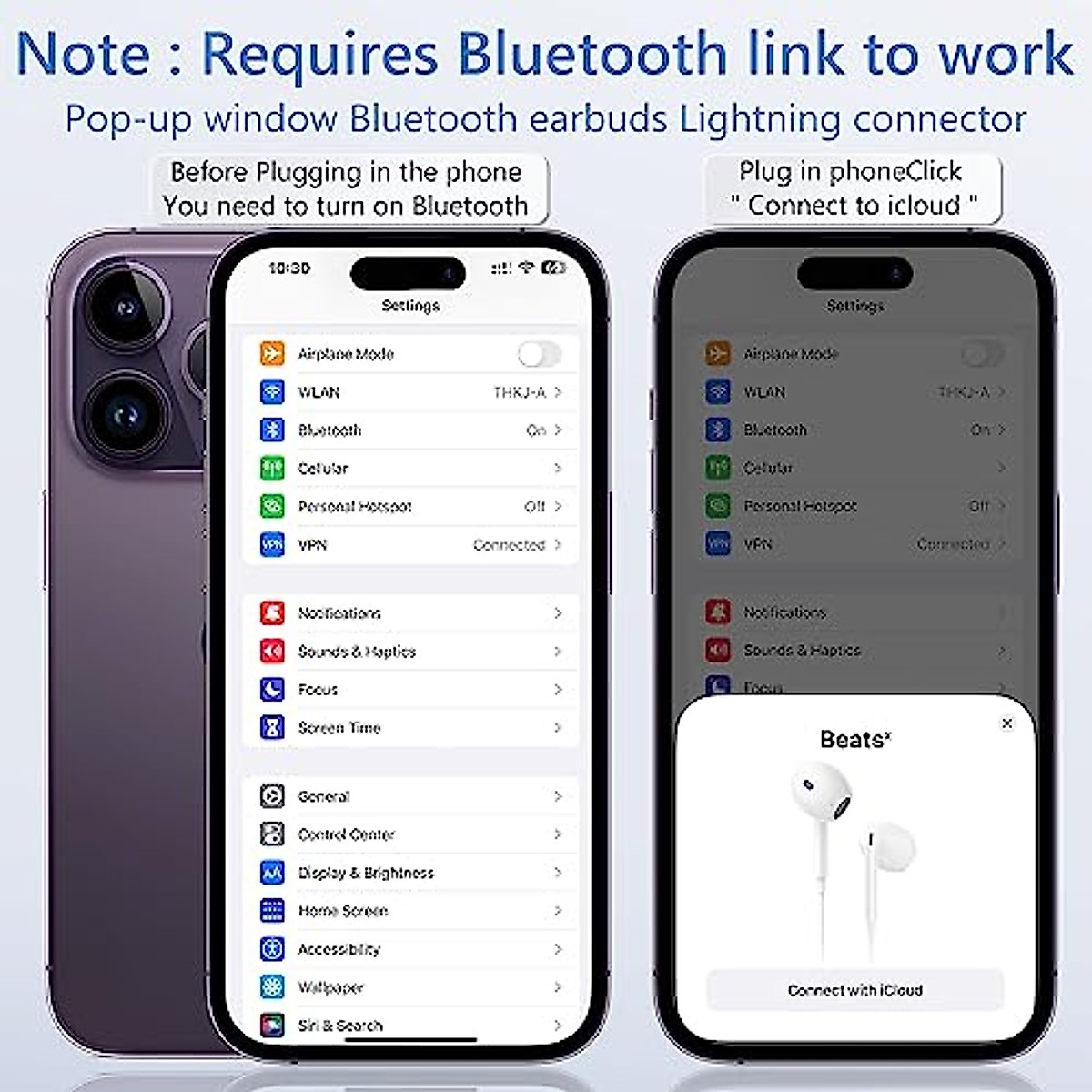 iPhone Earbuds Headphones with Lightning Connector [MFi Certified] Built-in Microphone & Volume Control, Noise Isolating Wired Earphones for iPhone 14/13/12/11/XR/XS/X/8/7/SE, Support All iOS
