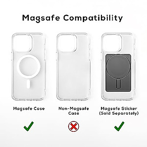 FANTOM M MagSafe® Wallet Compatible with iPhone 12/13/14/15/16 Mini/Plus/Pro/Max and MagSafe Accessories, RFID Aluminum Card Holder, Walnut, Regular Size Holds 7-13 Cards