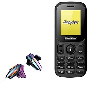 BoxWave Gaming Gear Compatible with Energizer Energy E10 (Gaming Gear by BoxWave) - Touchscreen QuickTrigger, Trigger Buttons Quick Gaming Mobile FPS for Energizer Energy E10 - Jet Black