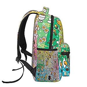 Falak Anime Backpack Laptop Bag Daypack Cartoon Casual Classic Basic Lightweight Backpacks