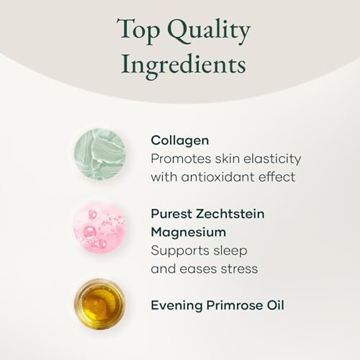 Glow Botanica - Magnesium Lotion with Collagen - Magnesium Cream - Bedtime Routine Sleep Lotion - The Highest Concentration of Genuine Zechstein Magnesium Chloride - 5.3Oz