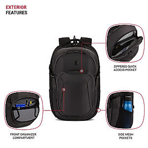 SwissGear FusionPro, Black/Charcoal, 19-Inch