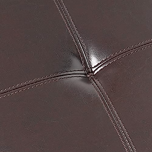 Christopher Knight Home Carlsbad Bonded Leather Storage Ottoman, Espresso