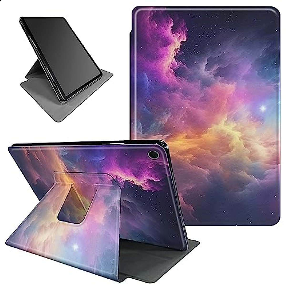 BFSEROBJ for Samsung Galaxy Tab A8 Case 360 Rotating Degree Stand Lightweight Protective Smart Cover with Auto Wake/Sleep Case for Samsung Galaxy Tab A8 10.5 inch 2022 - Pink Galaxy