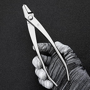 TianBonsai Bonsai Tools 3-Piece Alloy Steel Bonsai Tool Kit in Cluding 205mm Wire Cutter / 205mm Round Edge Cutter / 205mm Jin Plier (NBK-02)