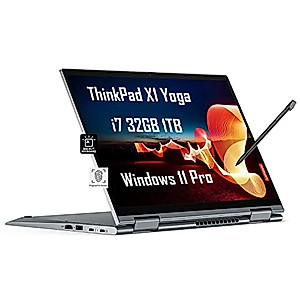 Lenovo ThinkPad X1 Yoga Gen 6 14" WUXGA 2-in-1 Touchscreen (Intel 4-Core i7-1185G7, 32GB RAM, 1TB PCIe SSD) IPS Business Laptop, Thunderbolt 4, Backlit, Fingerprint, IST HDMI Cable, Win 11 Pro