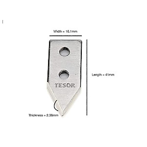Commercial Can Opener Replacement Knife Blade Compatible with Edlund #2 Can Opener (2 pk)