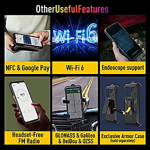 Ulefone Power Armor 18T 5G Rugged Smartphone with Thermal Imaging Camera, 108MP Main Rear Camera + 32MP Front Camera, 9600mAh Big Battery, 17GB+256GB Android 12, 6.58" FHD+ Screen Rugged Phone