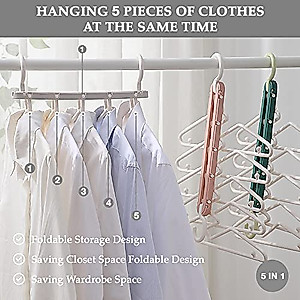 CJSI 2 Pack Shirt Hangers Space Saving, Wardrobe Plastic Hangers, Clothes Hangers Space Saving, Clothing Hangers, Space Saving Hangers for Clothes, Dormitory, Bedroom and Bathroom