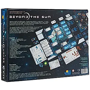 Rio Grande Games: Beyond The Sun, Strategy Board Game, Base Game, 2 to 4 Players, 90 to 120 Minute Play Time, for Ages 14 and up