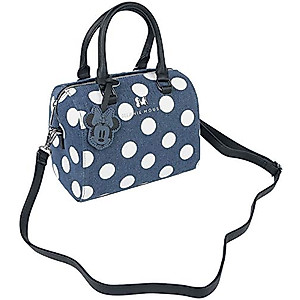 Loungefly Minnie Mouse Blue Denim Tote Handbag Purse Bag WDTB1755