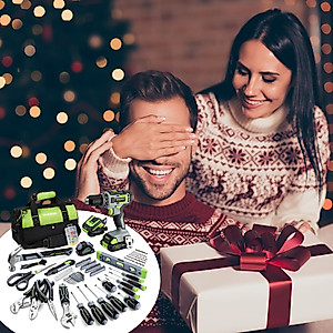 WORKPRO Cordless Drill Combo Kit, 157PCS Power Tool Set with 20V Cordless Lithium-ion Power Drill Driver, Cordless Drill Set With Wide Mouth Open Tool Bag