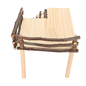 Zerodis Hamster Climb, Multipurpose Hamster Playing Hamster Bridge Rodents Chew Toy for Hamsters Chinchillas Guinea Pig Ferret Reptile