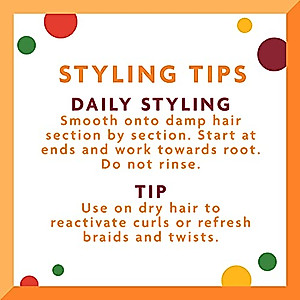 Cantu Care for Kids Paraben & Sulfate-free Curling Cream with Shea Butter, 8 oz (Pack of 3)