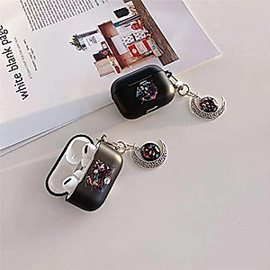 Air pod Pro Case, XUYIQIANG Shockproof and Drop-Proof Luxury TPU Hard Protective Cover, IMD Fashion Pattern Printing, Air pod Pro Case Suitable for Everyone, Unique Keychain(huimei-pro-001)