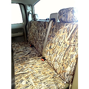 Durafit Seat Covers, FD9 SA-C, 2004-2008 Seat Covers Made for F150 XLT Super Cab Complete Front and Rear Seat Set in Custom Waterproof Savanna Camo Endura
