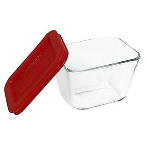Pyrex Simply Store 1-9/10 Cup Rectangular Glass Food Storage Dish