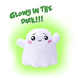 LankyBox Giant Mystery Box: Wearable Boxy case, 2 Figures, one 6” Glow-in-The-Dark Plush, a Squishy , pop-it Fidget Toy, Canny with pop-Out Sticky, and 3 Stickers