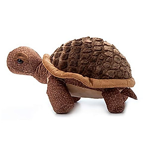 The Petting Zoo Tortoise Stuffed Animal Plushie, Gifts for Kids, Wild Onez Zoo Animals, Tortoise Plush Toy 14 Inches