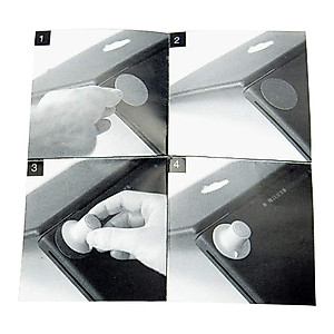 Cool Feet Laptop Cooling Stands - Rubber Feet Heat Reduction Stand with Portable Cooling Pad for Notebooks/Laptops - Innovative Heat Dissipation Solution for Enhanced Performance - Set of 4