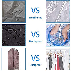 71" Garment Bags For Hanging Clothes, Garment Bag, Clear Garment Rack Cover, Clothes Rack Cover For Storage,Hanging Clothes Storage Wardrobe Bag Sealed Clothes Cover For Coats Suits Sweaters Dresses