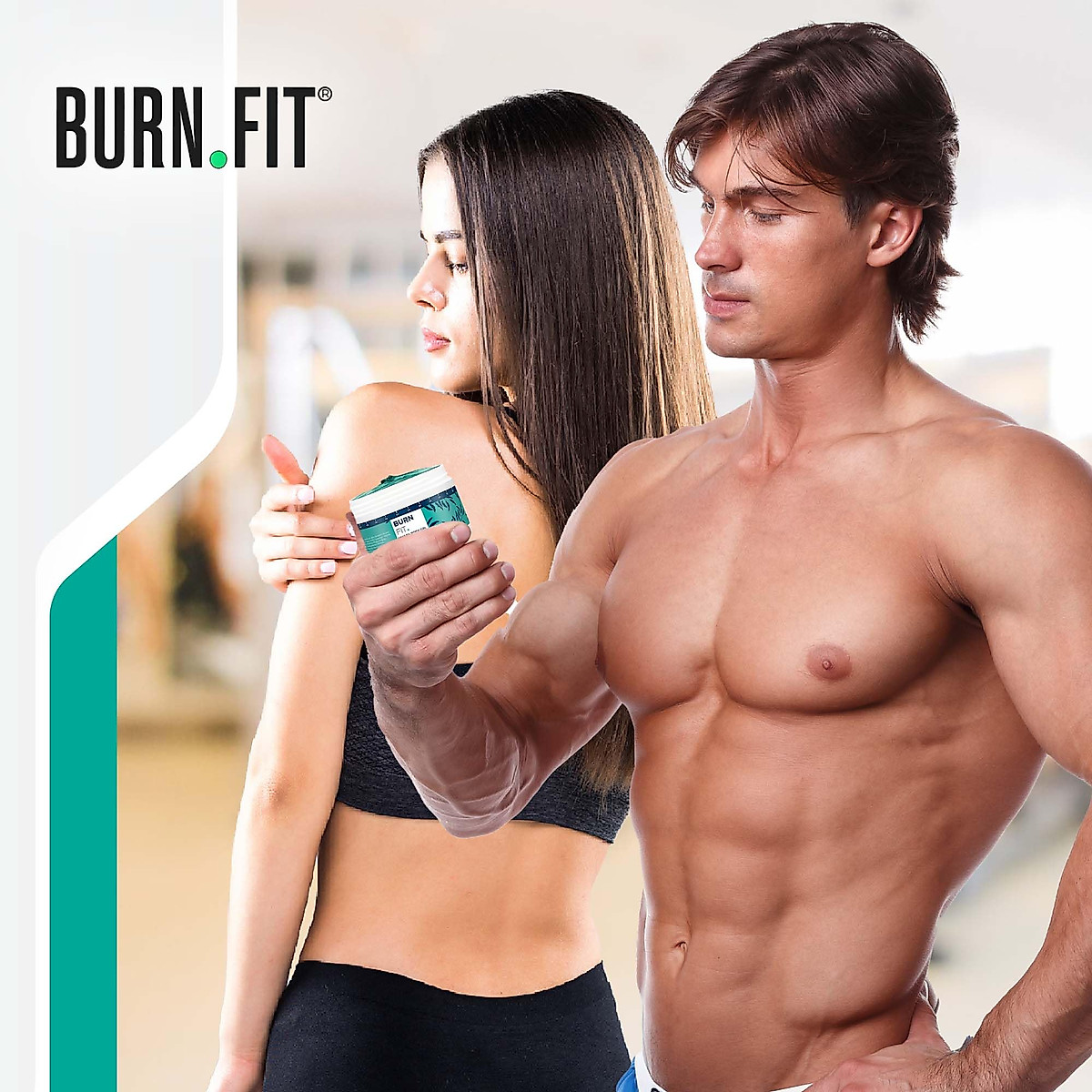 Body Gel – Anti Cellulite Cream by Burn Fit for Belly & Body, Belly Firming and Tightening Cream, Non-Sticky Cold & Hot Cream for Cellulite, Skin Firming Body Lotion for Smoother Skin - 8.5 Oz.