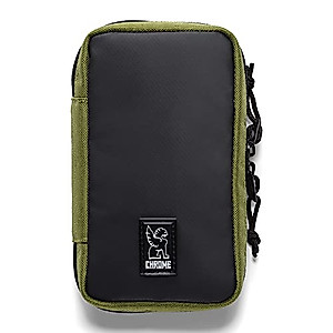 Chrome Industries Tech Accessory Utility Pouch - Bag Organizer for Cables, Chargers, Stylus, and Pens, Olive Branch