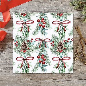 Current Under The Mistletoe Christmas Rolled Wrapping Paper - Premium Jumbo 23-Inch x 32-Foot Gift Wrap Roll, 61 Square Feet Total