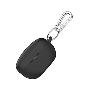 Compatible with Sony WF-1000XM5 Case Cover with keychain, Soft Silicone Protective Skin Case for Sony XM5 Wireless Earbuds 2023 WF1000XM5 (Black)