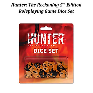 Renegade Game Studios Hunter: The Reckoning 5th Edition Roleplaying Game - Dice Set - Accessory to The Reckoning RPG