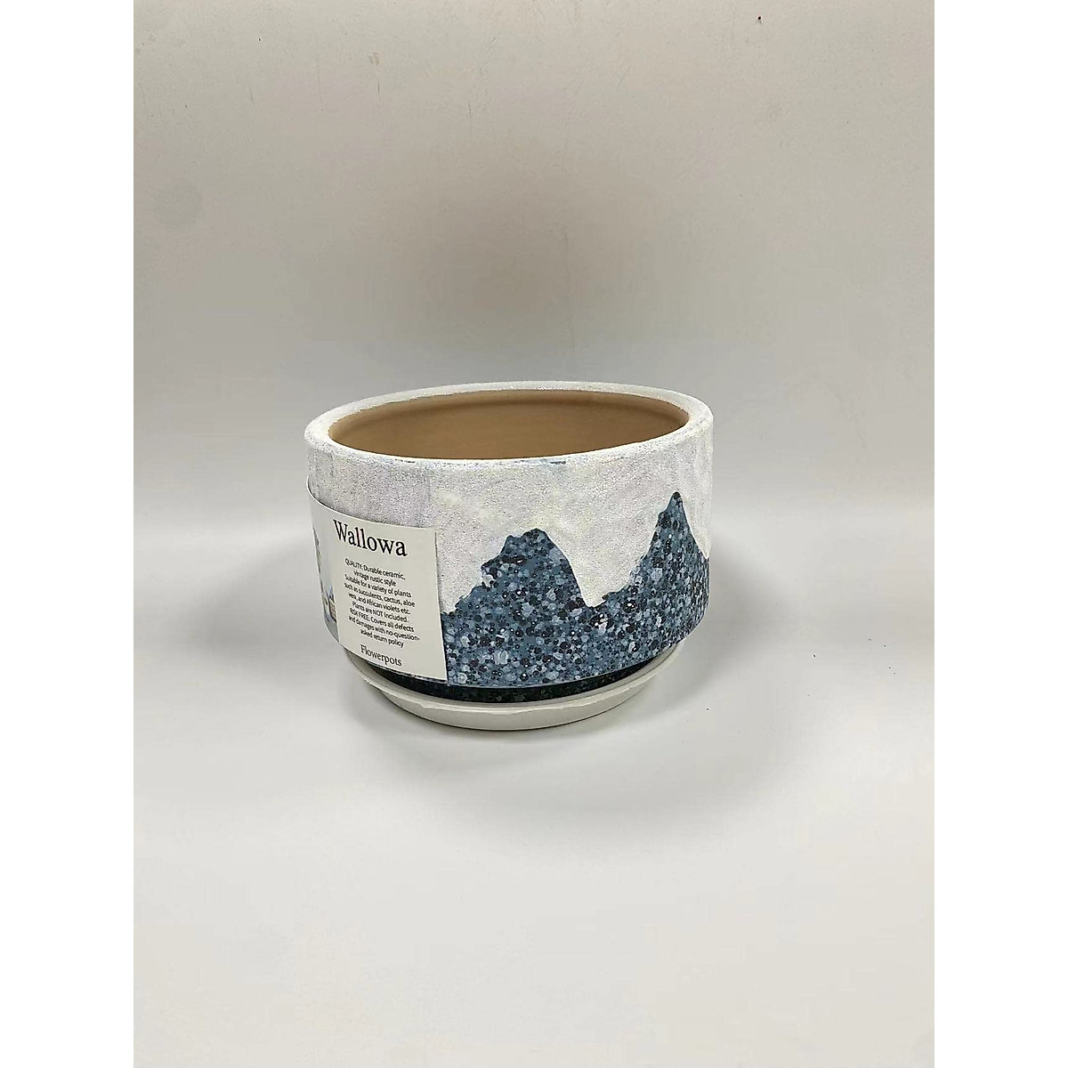 Wallowa Flowerpots, Ceramic Succulent Planter/ Plant Pot/ Flower Pot/ Bonsai Pot