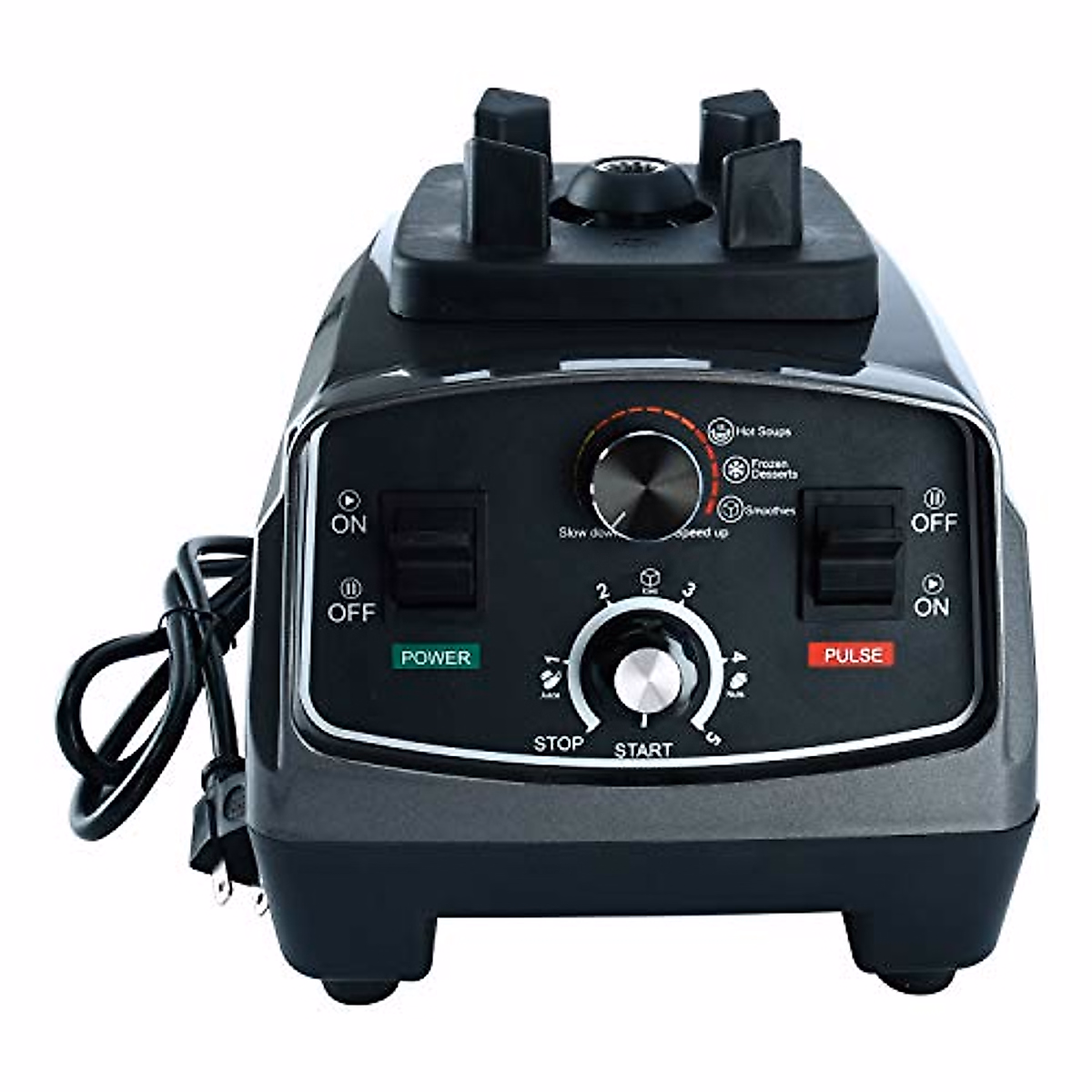 Homend 1400 Watt Commercial Blender, Professional Kitchen Juicer Blenders for Drinks and Smoothies with 67oz BPA-Free Pitcher,Commercial Heavy Duty Blender Food Processor Combo for Soups,Nuts & Batter