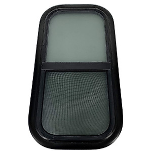 | Vintage Technologies RV Window | 12" W X 24" H | Vertical Easy Glide technology | 1-1/2" Wall Installation kit Included |