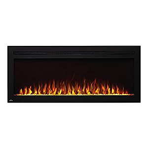 Napoleon Purview 50 inch Wall Mount Electric Fireplace - Black, NEFL50HI