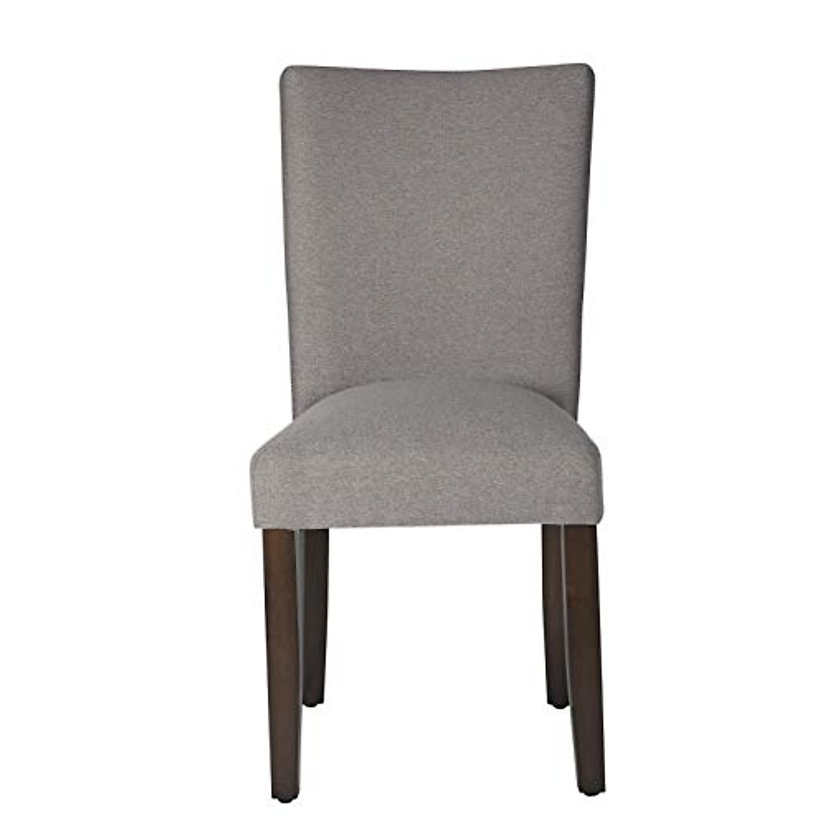 HomePop Parsons Classic Upholstered Accent Dining Chair, Single Pack, Grey