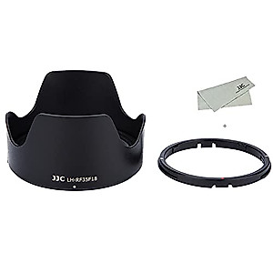 Tulip Flower Len Hood for RF 35mm F1.8 Macro is STM on EOS R6 R5 RP R Camera, Reversible Lens Shade, Compatible with 52mm Filters and 52mm Lens Cap