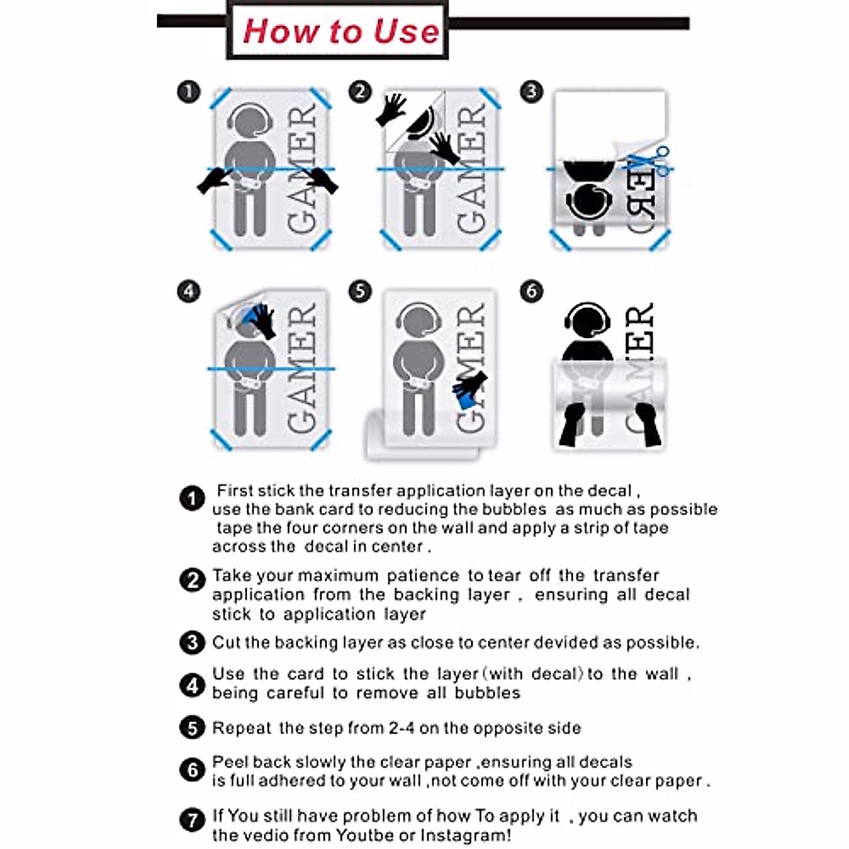 Pine Tree Wall Decor Decals for Kids Room Baby Nursery Room Decor High Tree Wall Stickers Christmas Home Decoration BA754 (Black, 50inch Tall)