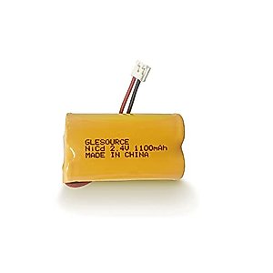 GLESOURCE (4 Pack) 2.4V 1100mAh BP2-A Dual-LITE Ni-CD Battery Pack Compatible for Exit Sign Emergency Light, CSXWREB3 HUBBEL Battery, BP2A BP2-0A 0BP2-0A