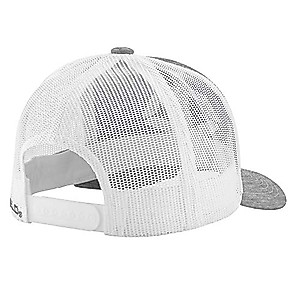 EvoShield USA Trucker Snapback Hat - Heather Grey/White