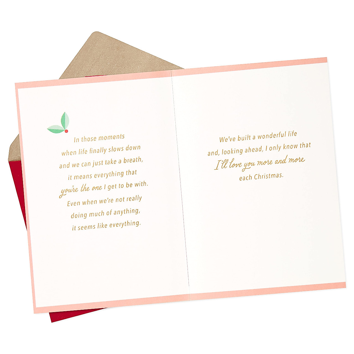 Hallmark Romantic Christmas Card (All I Want for Christmas)