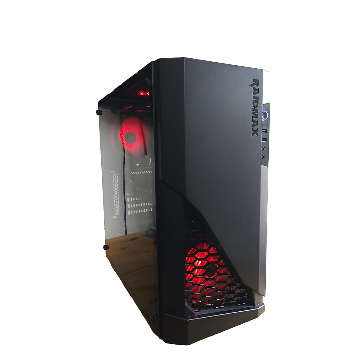 Centaurus Scorpius Gaming Computer - Intel i7-12700K 12-Core, Liquid Cooler, Radeon RX 7800 XT, 32GB RAM, 512GB NVMe SSD + 2TB HDD, Windows 11, WiFi, Glass, RGB | 4K VR Ready PC for Gamers