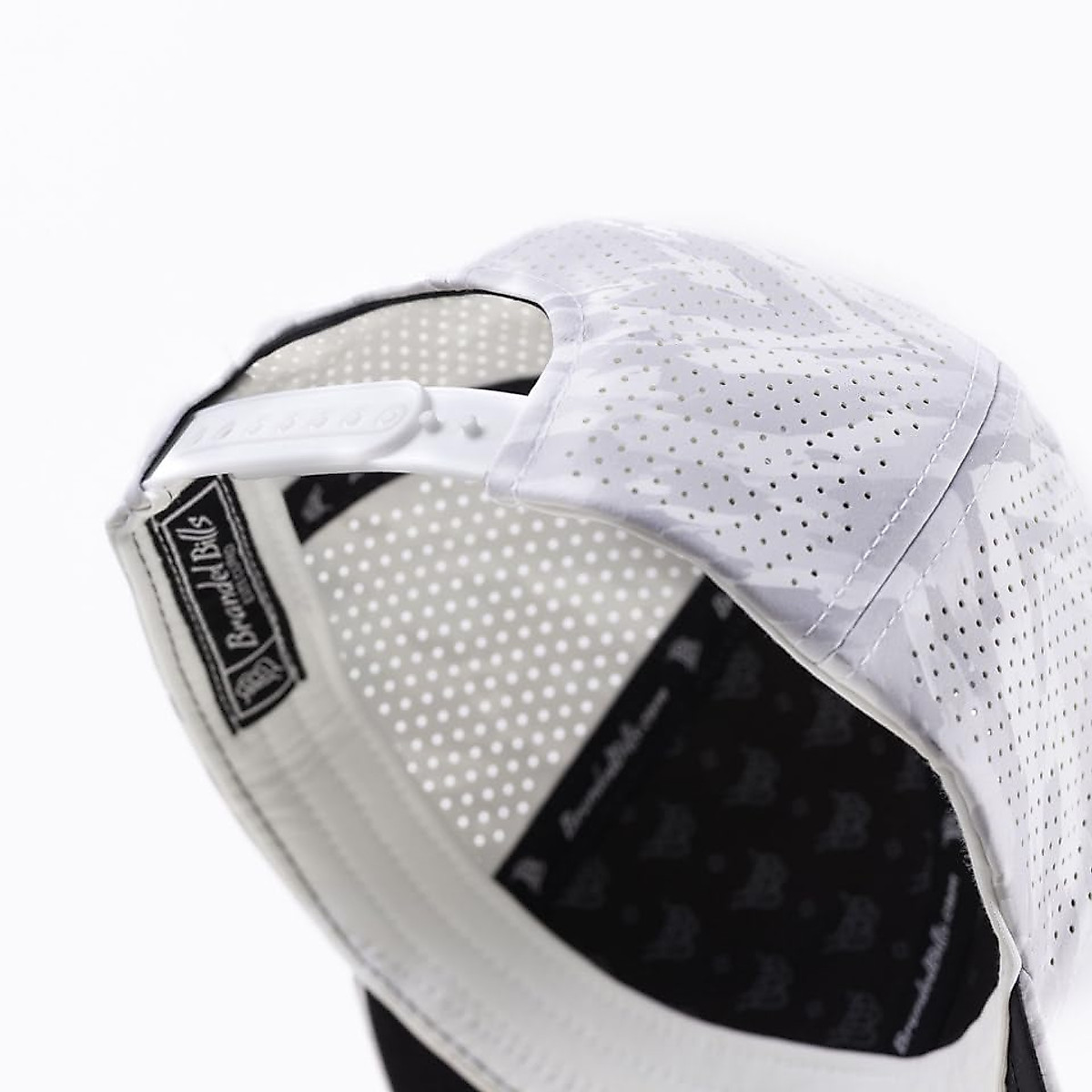 Branded Bills Pearl Old Glory PVC Artic Camo Elite Curved, Snapback Closure, Lightweight, Comfortable Baseball Cap