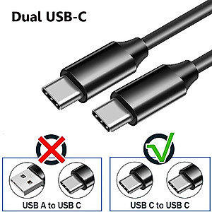 CUIUIC USB C to USB C Cable 100W 5FT USB C 3.2 Gen 2x2 Cable with PD Fast Charge and Video Output[Thunderbolt 3 Compatible],for Portable Monitor,Laptop,MacBook Pro, iPad Pro,Galaxy S21/S20