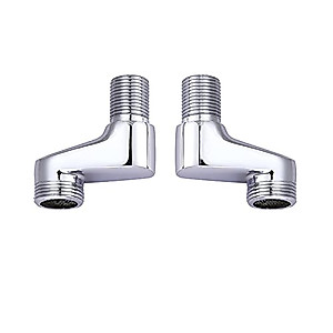 Bathtub Faucet Adapter g1/2 Male to g3/4 Female Brass 3/4" 1/2" Bathroom Faucet Adjustable Swing arms Bathtub spout Adapter,Chrome B Bathroom Accessories (Color : Chrome B)